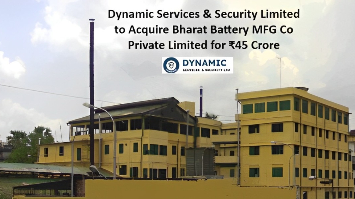 Dynamic Services & Security Limited to Acquire Bharat Battery MFG Co ...